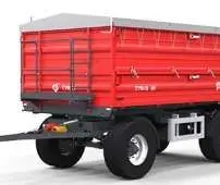 Przyczepy rolnicze Bergmann Metaltech dwuosiowe burtowe przeładowcze